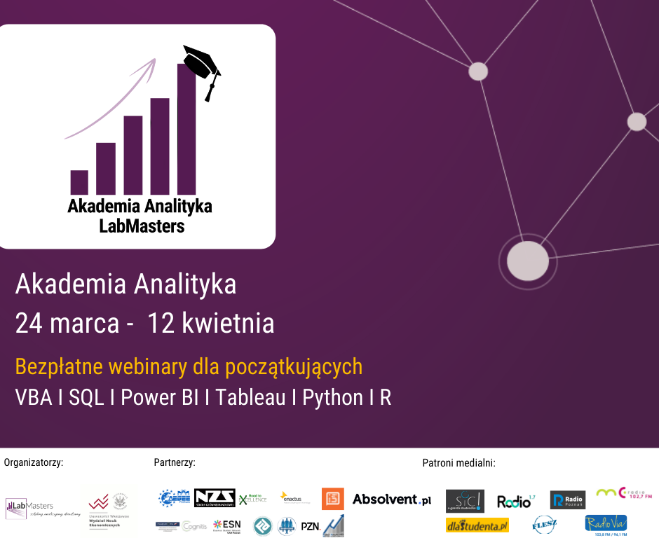 Zaproszenie na Akademię Analityka LabMasters | Wydział Inżynierii Zarządzania